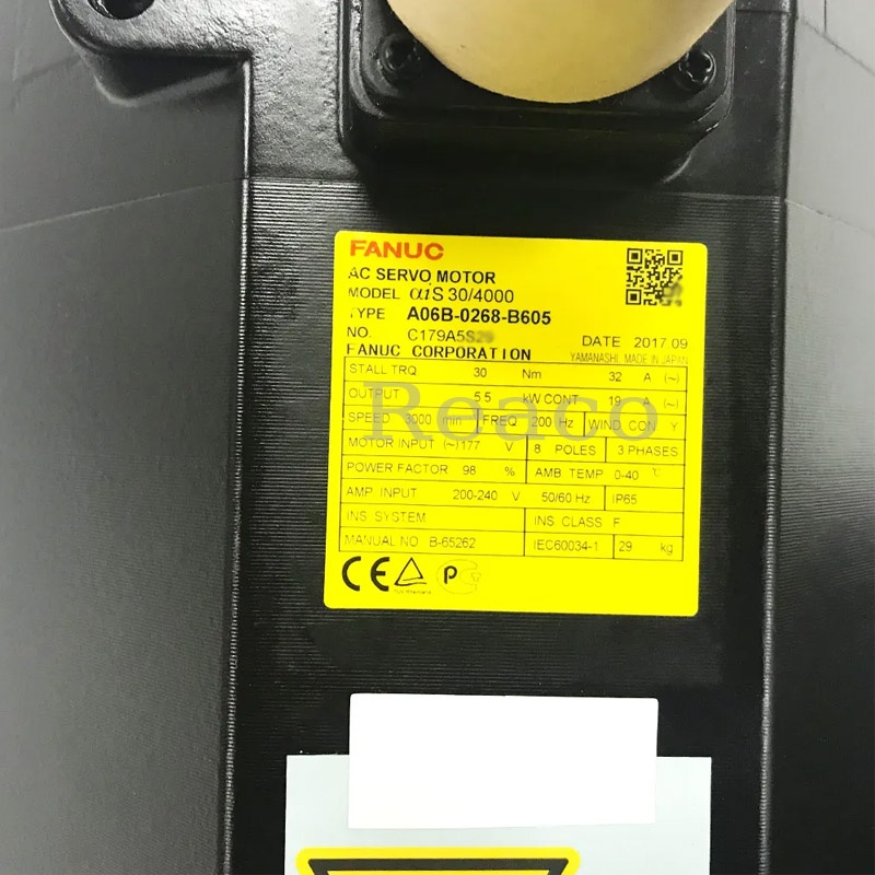 Fanuc A06B-0268-B605 or A06B0268B605 AC Servo Motor - REACO