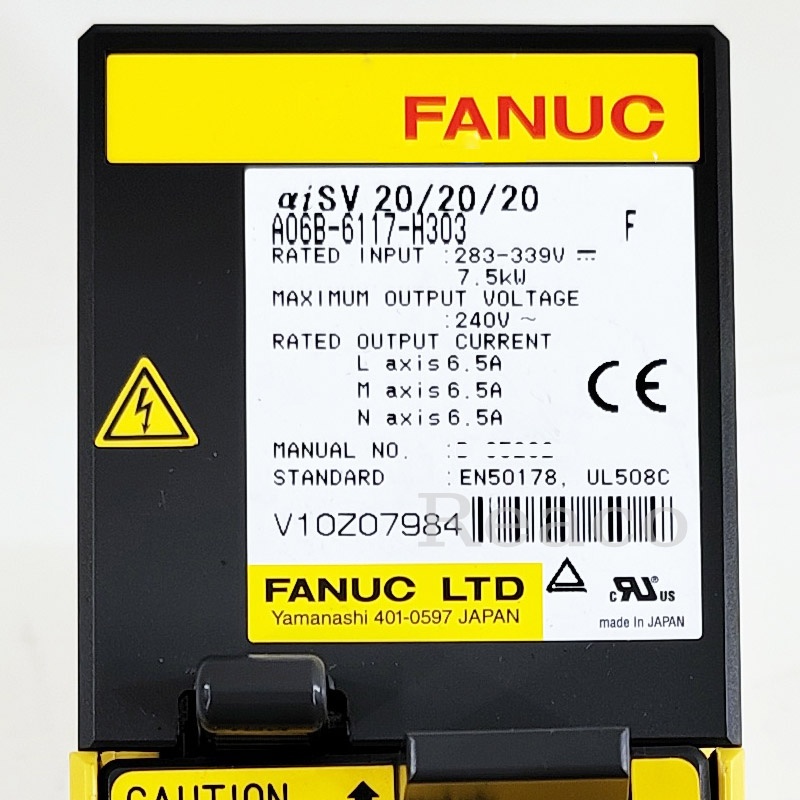 FANUC A06B-6117-H303 or A06B6117H303 SERVO AMPLIFIER - REACO