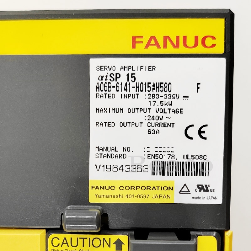 FANUC A06B-6141-H015#H580 or A06B6141H015#H580 SERVO AMPLIFIER - REACO