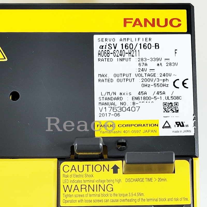 FANUC A06B-6240-H211 or A06B6240H211 SERVO AMPLIFIER - REACO