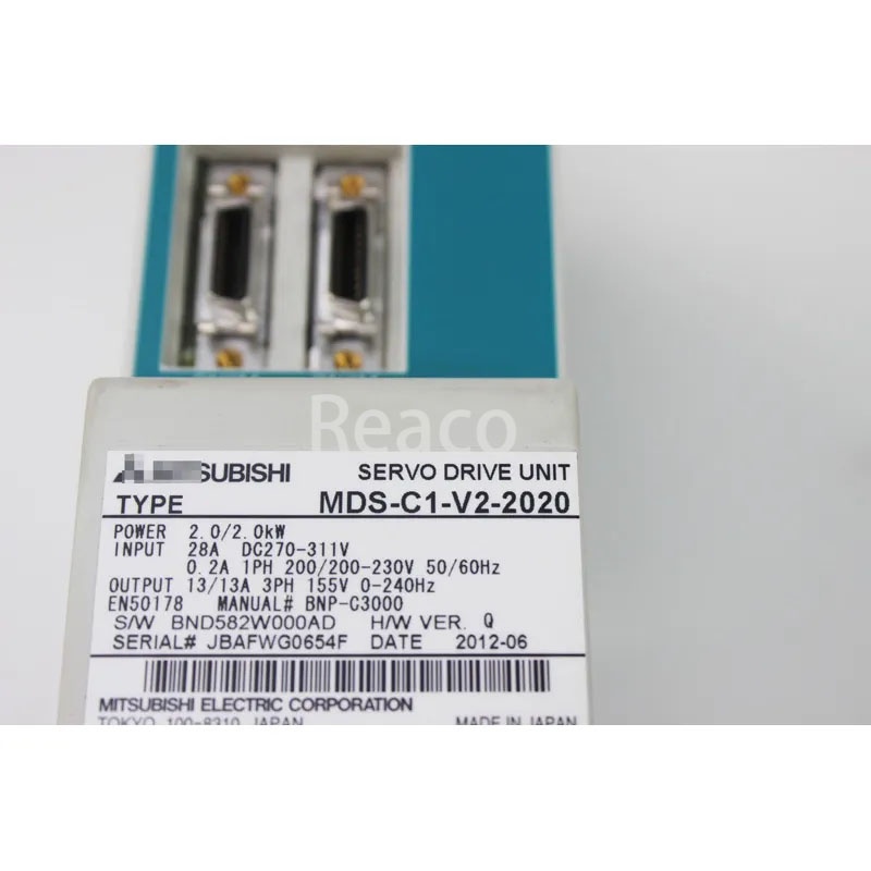 MITSUBISHI MDS-C1-V2-2020 Servo Drive - Buy | Repair at REACO