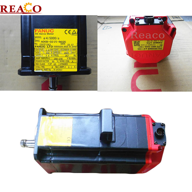 Fanuc A06B-0215-b605 or A06B0215b605 AC Servo Motor - REACO