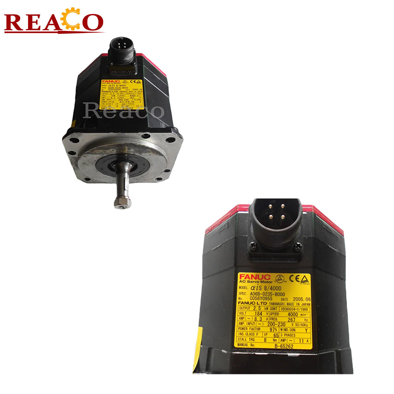 Fanuc A06B-0235-B000 or A06B0235B000 AC Servo Motor - REACO