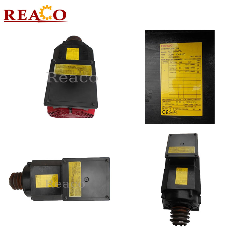 Fanuc A06B-1404-B200 or A06B1404B200 AC Servo Motor - REACO