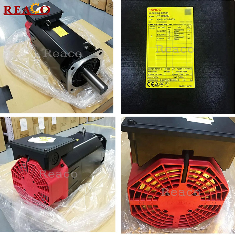 Fanuc A06B-1407-B103 or A06B1407B103 AC Servo Motor - REACO