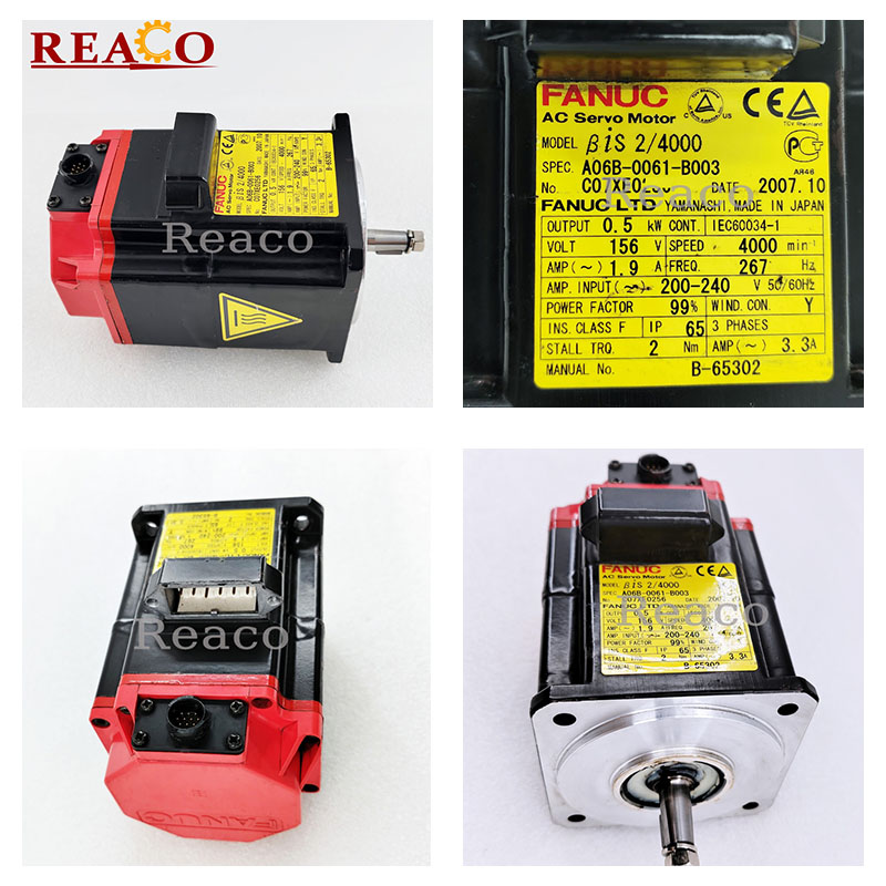 Fanuc A06B-0061-B003 or A06B0061B003 AC Servo Motor - REACO