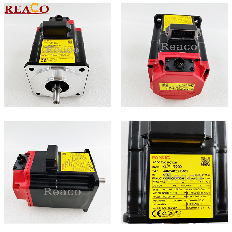 Fanuc A06B-0202-B101 or A06B0202B101 AC Servo Motor - REACO