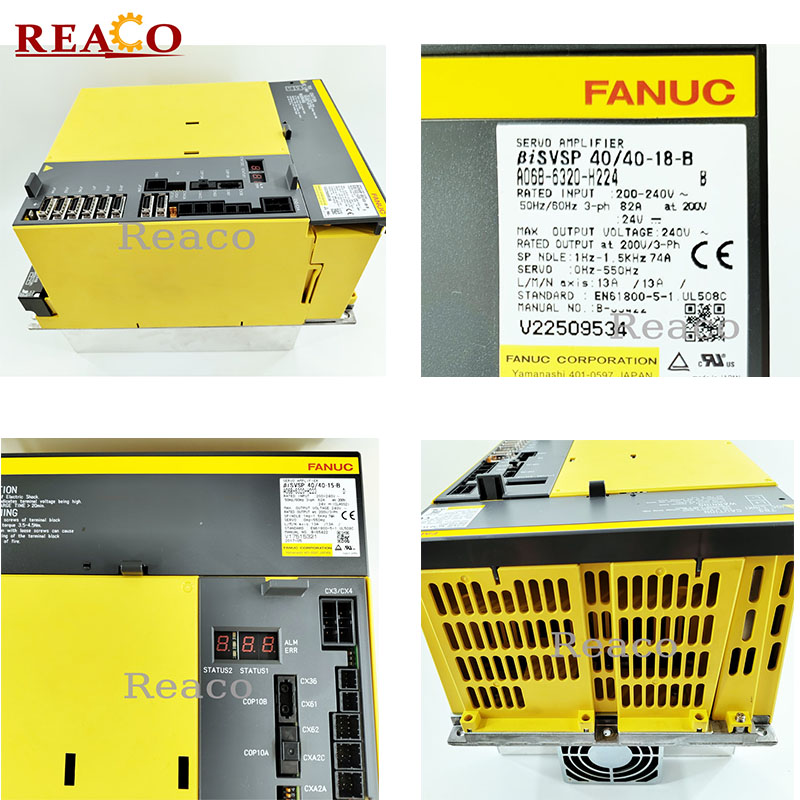 FANUC A06B-6320-H224 or A06B6320H224 SERVO AMPLIFIER - REACO