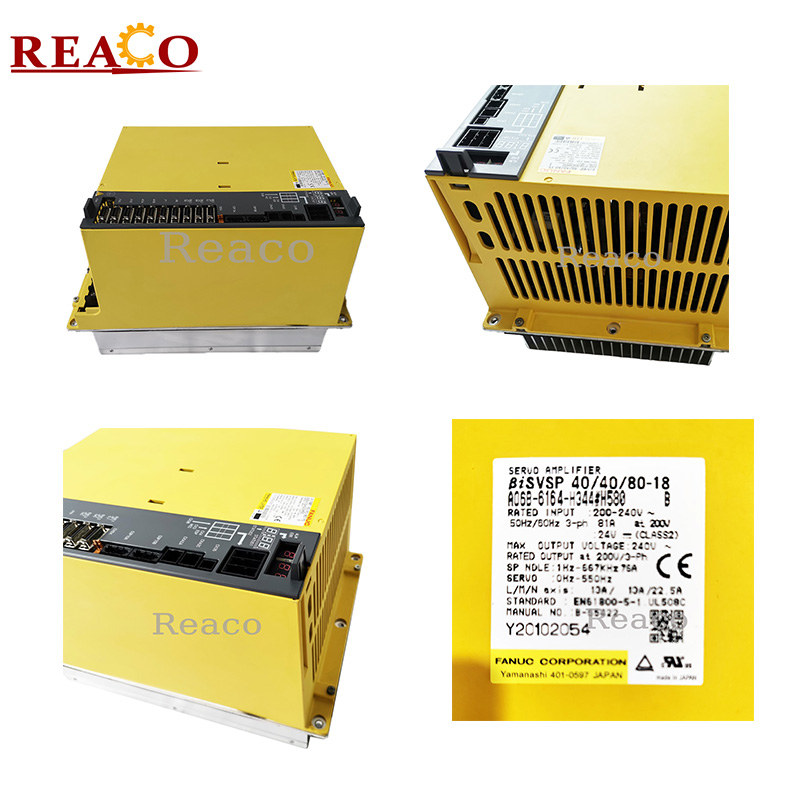 FANUC A06B-6164-H344#H580 or A06B6164H344#H580 SERVO AMPLIFIER - REACO