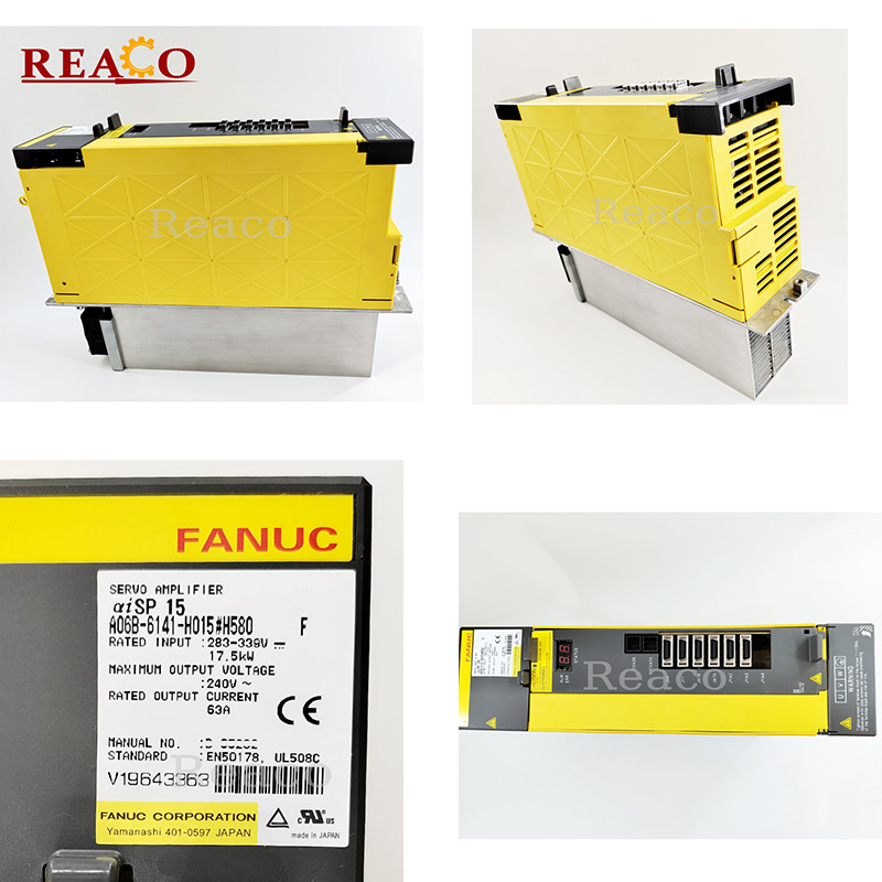 FANUC A06B-6141-H015#H580 or A06B6141H015#H580 SERVO AMPLIFIER - REACO