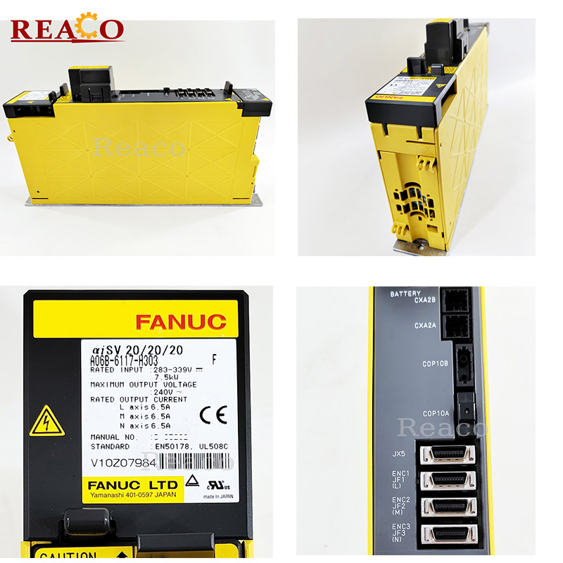 FANUC A06B-6117-H303 or A06B6117H303 SERVO AMPLIFIER - REACO