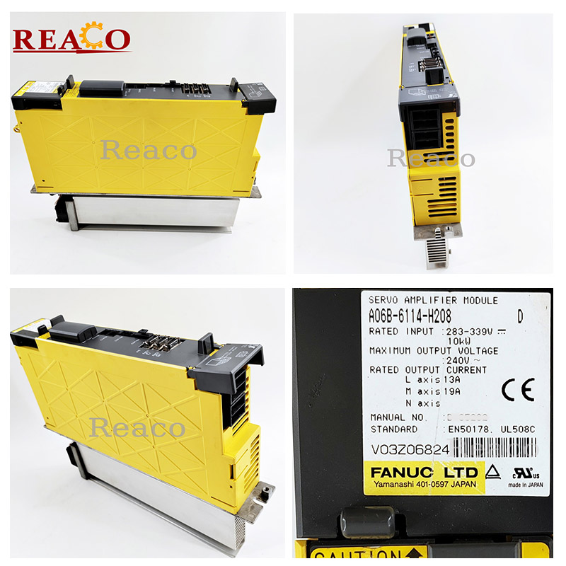 FANUC A06B-6114-H208 or A06B6114H208 SERVO AMPLIFIER - REACO