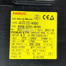 Fanuc A06B-0265-B100 or A06B0265B100 AC Servo Motor - REACO